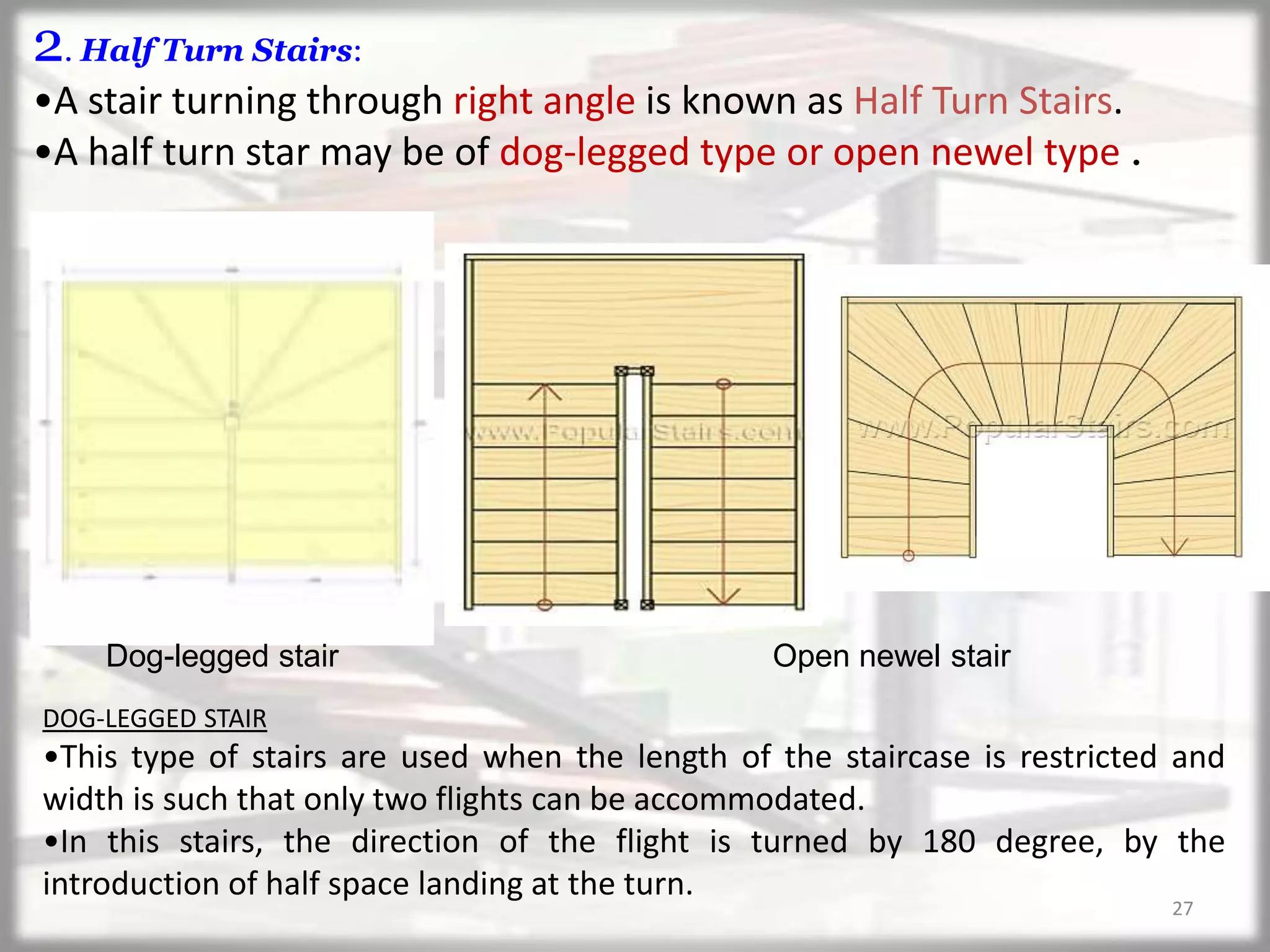 Chapter 7 stairs & staircases | PPTX