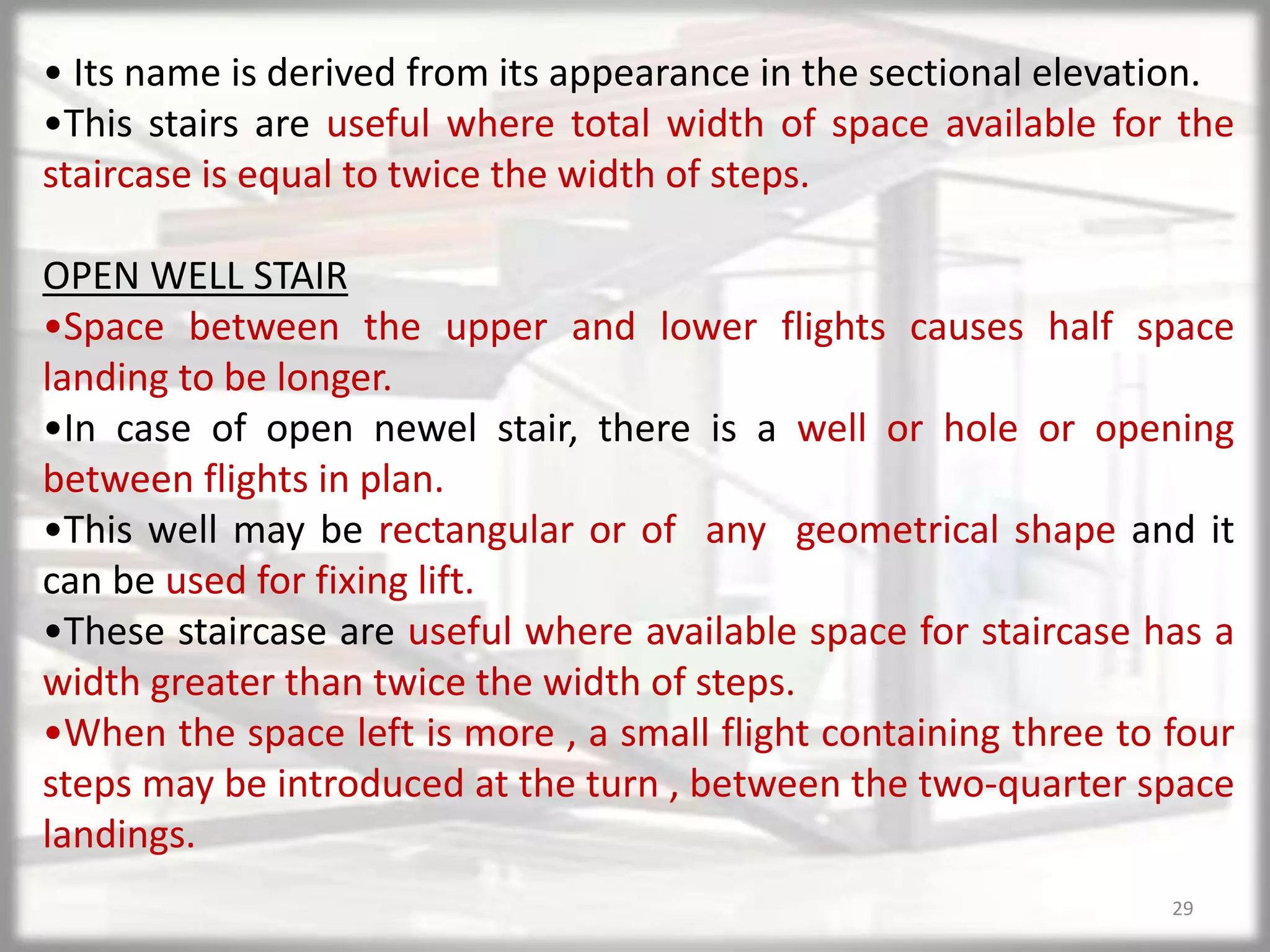 Chapter 7 stairs & staircases | PPTX