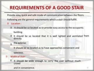 Chapter 7 stairs & staircases | PPTX