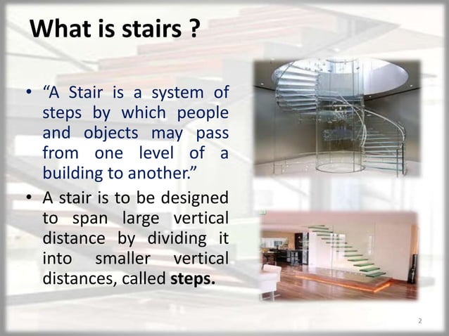Chapter 7 stairs & staircases | PPTX | Track and Field | Sports