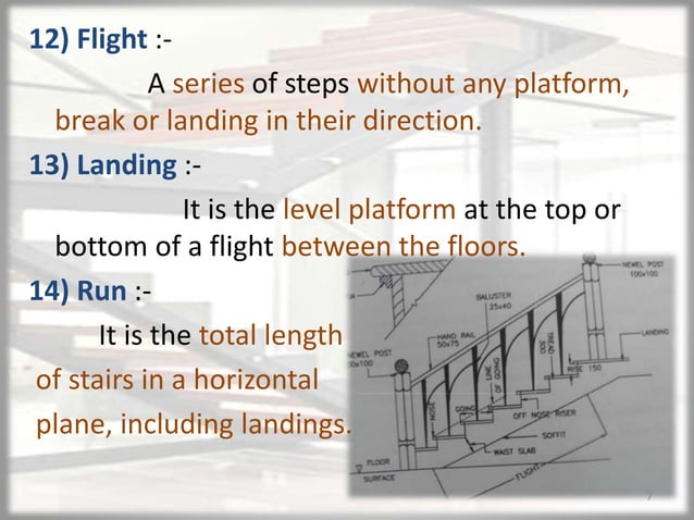 Chapter 7 stairs & staircases | PPTX | Track and Field | Sports
