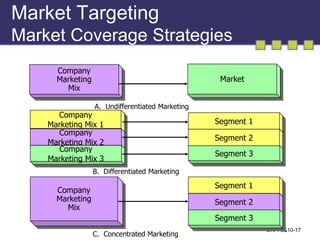 Identifying market segments and targets | PPT