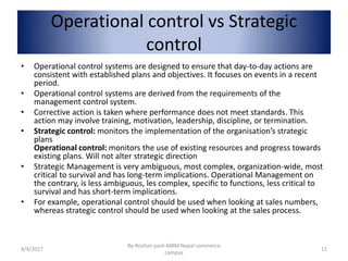 Chapter 8 strategic evaluation and control | PPTX