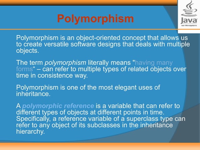 Inheritance And Polymorphism 2 Ppt 5337