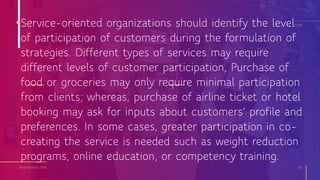 Co-Creation of Quality Service In Hospitality Management | PPTX