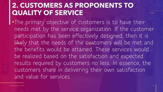 Co-Creation of Quality Service In Hospitality Management | PPTX