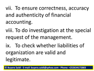 Chapter 8 -Internal audit | PPTX