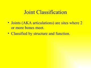 Chapter 8 Joints | PPT