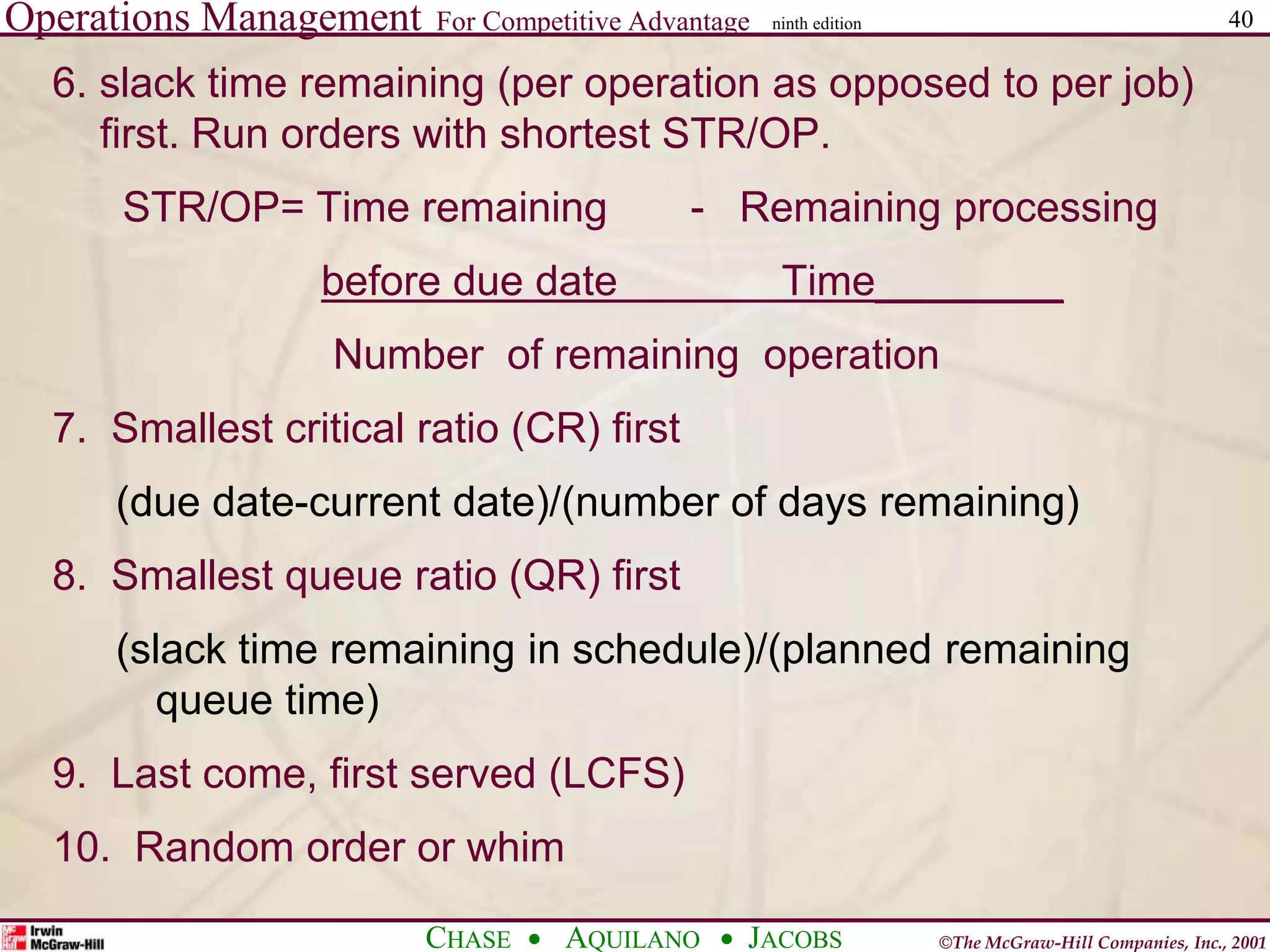 Chapter-8 Capacity Planning, Aggregate Planning and Scheduling.pptx