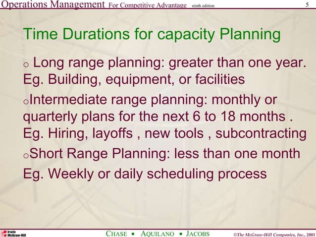 Chapter-8 Capacity Planning, Aggregate Planning and Scheduling.pptx