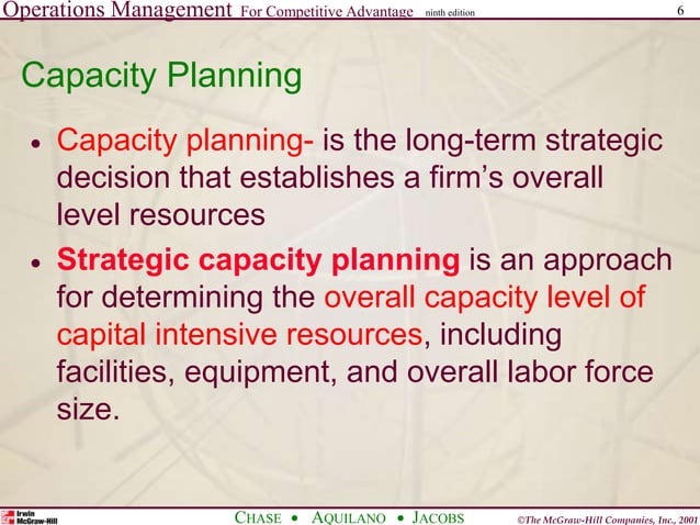 Chapter-8 Capacity Planning, Aggregate Planning and Scheduling.pptx