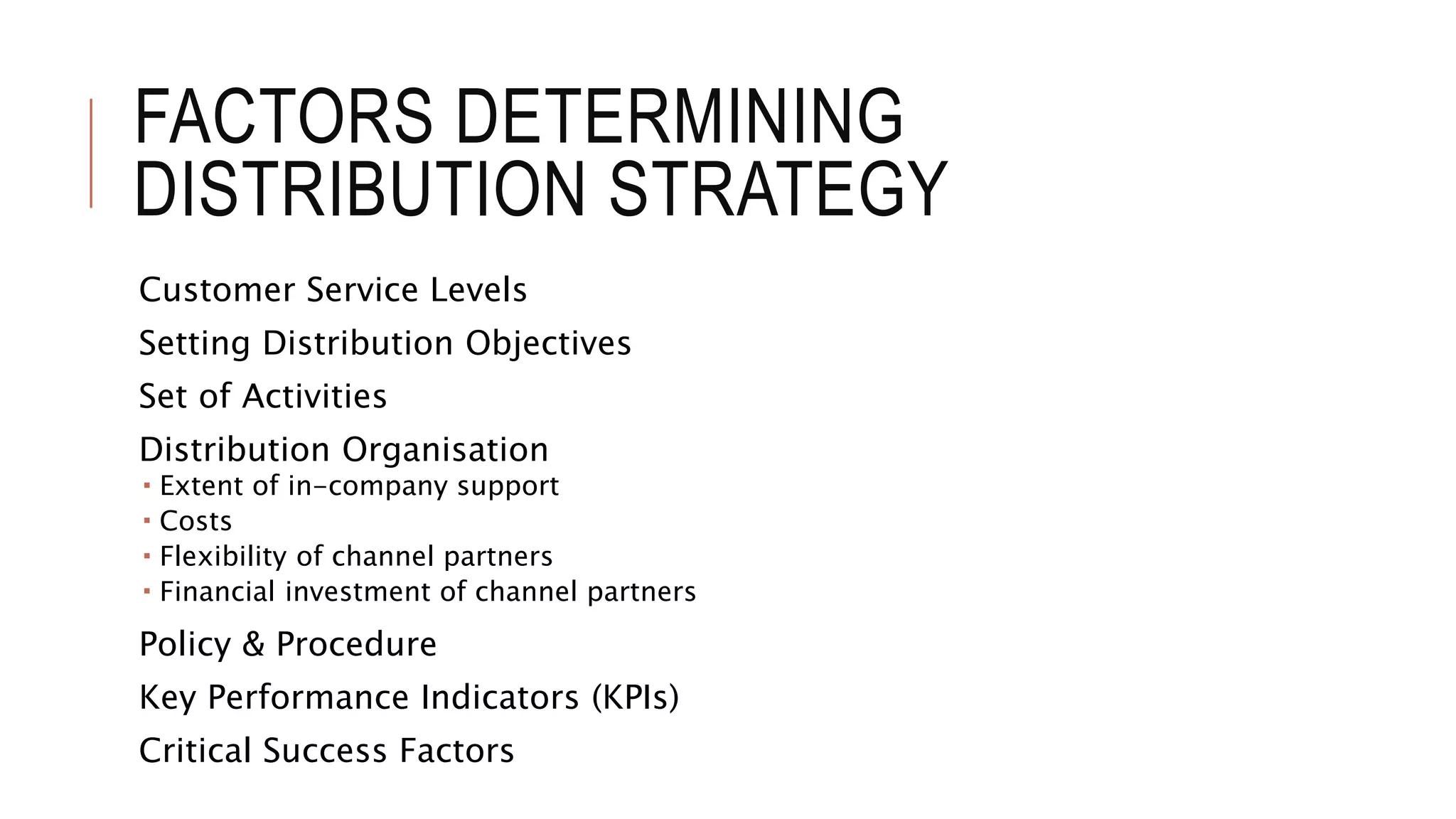 Distribution Management & Marketing Mix | PPTX