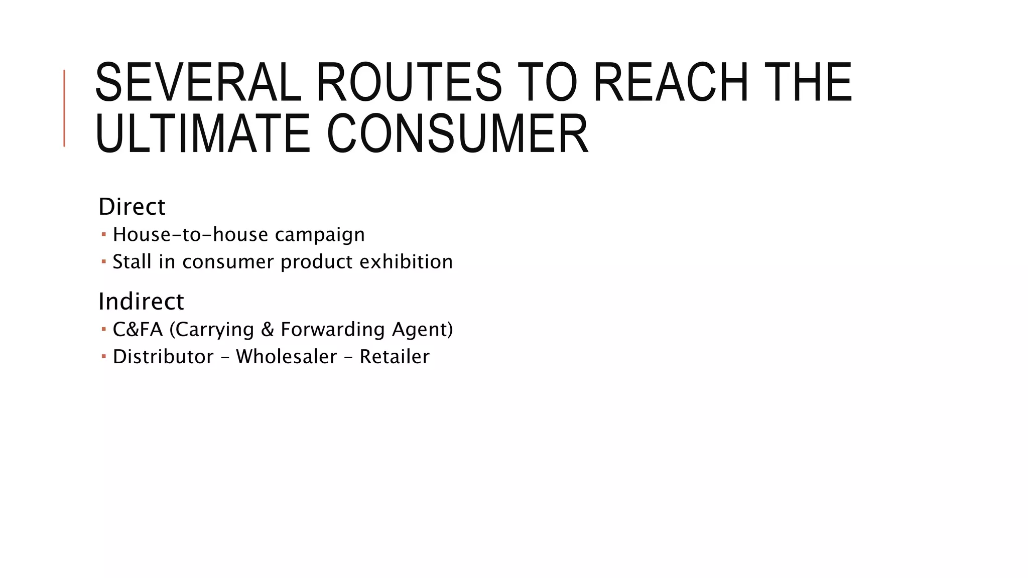 Distribution Management & Marketing Mix | PPTX