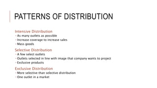 Distribution Management & Marketing Mix | PPTX