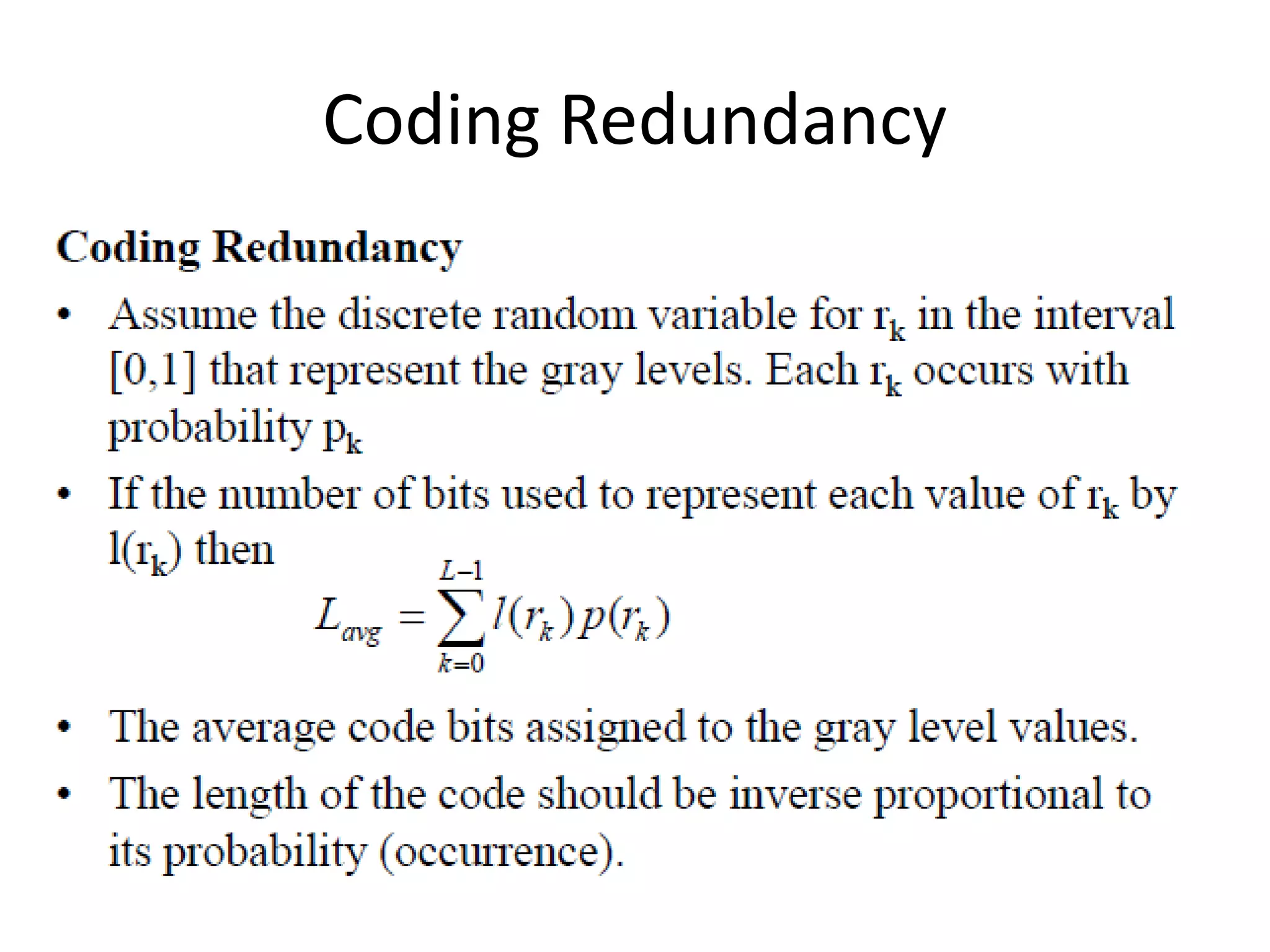 Chapter 8 image compression | PPTX | Programming Languages | Computing