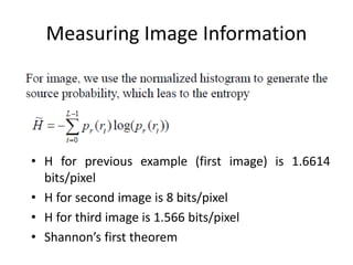 Chapter 8 image compression | PPTX