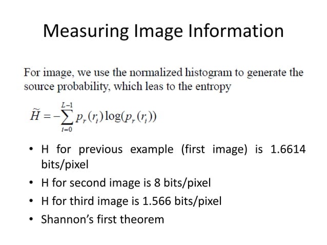 Chapter 8 Image Compression Pptx Programming Languages Computing