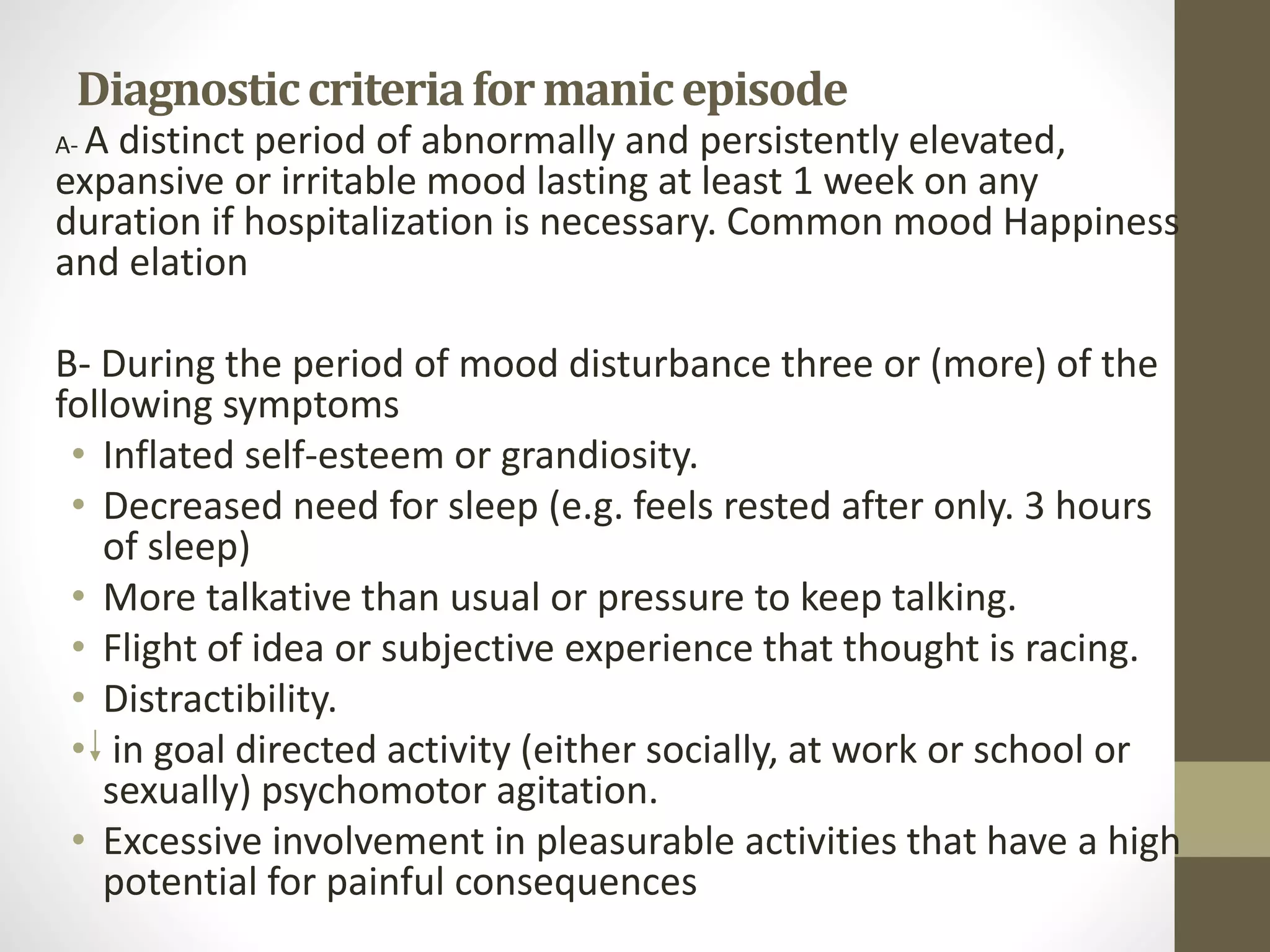 Mood disorders | PPTX