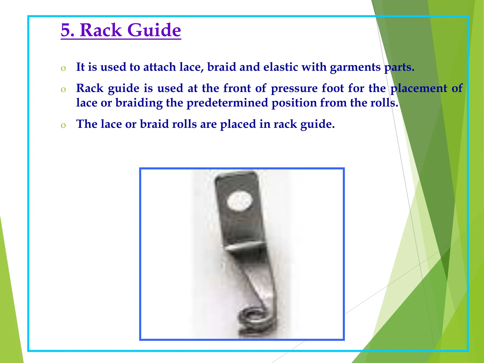 Working aids for amm department of bgmea | PPT