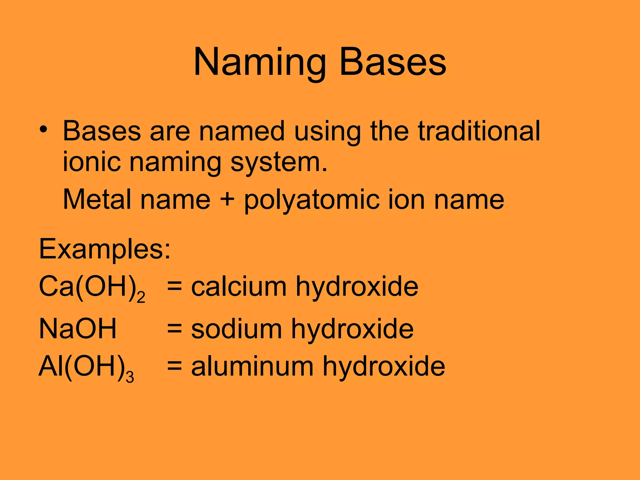 Chemical Names and Formulas | PPT