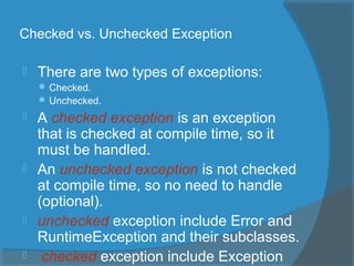Exception Handling | PPT