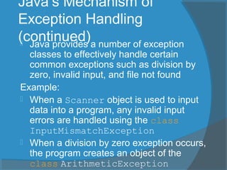 Exception Handling | PPT