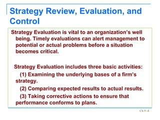 It is strategic management and information | PPT