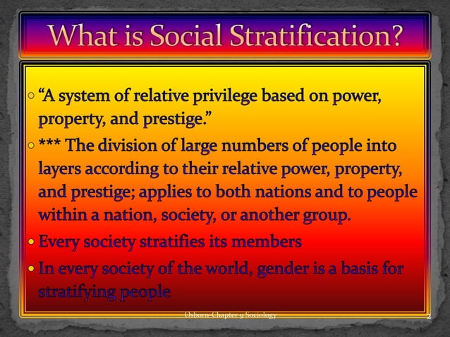 Chapter 9 Global Stratification | PPTX