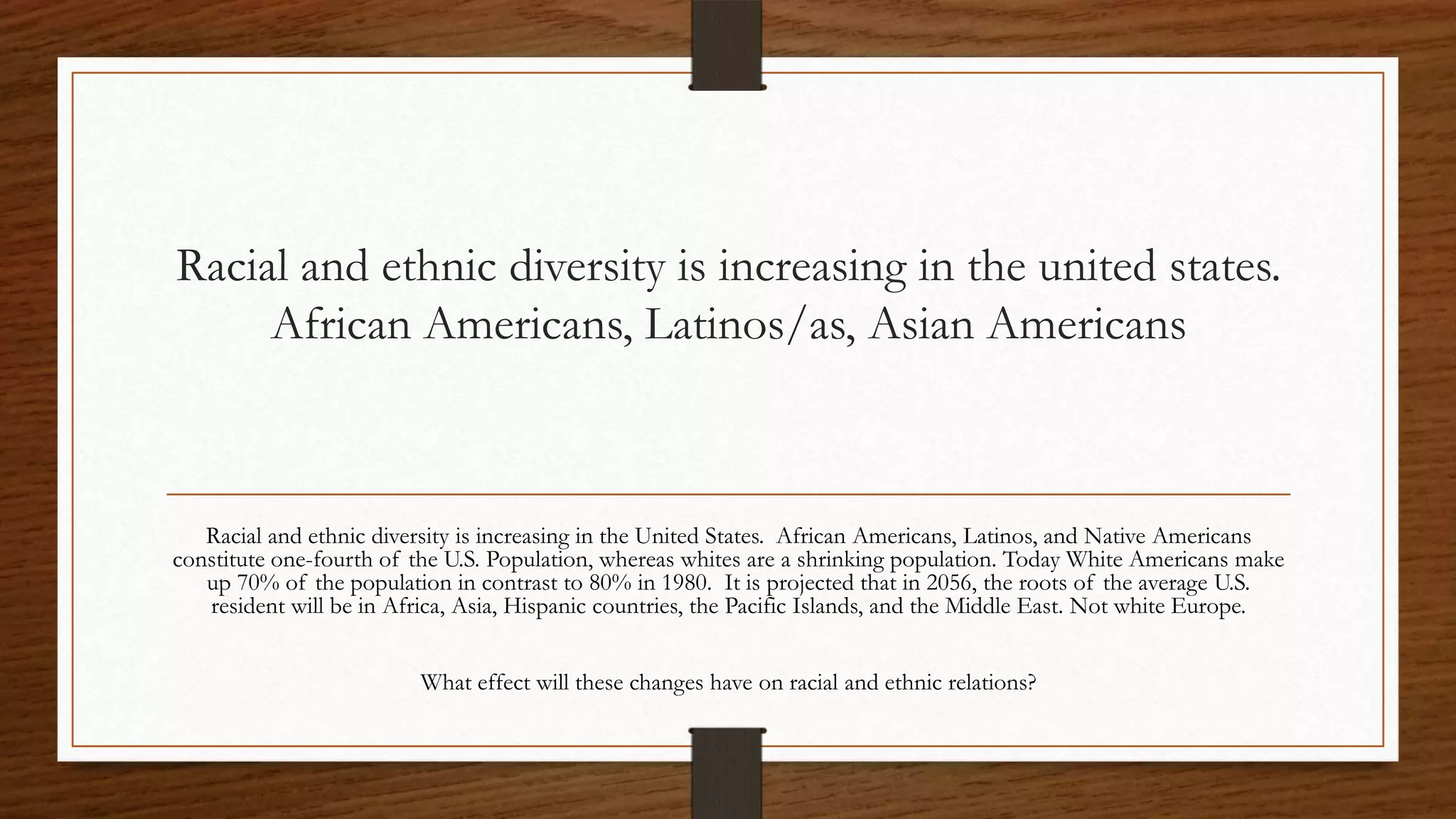 Chapter 9: Race and Ethnicity | PPTX