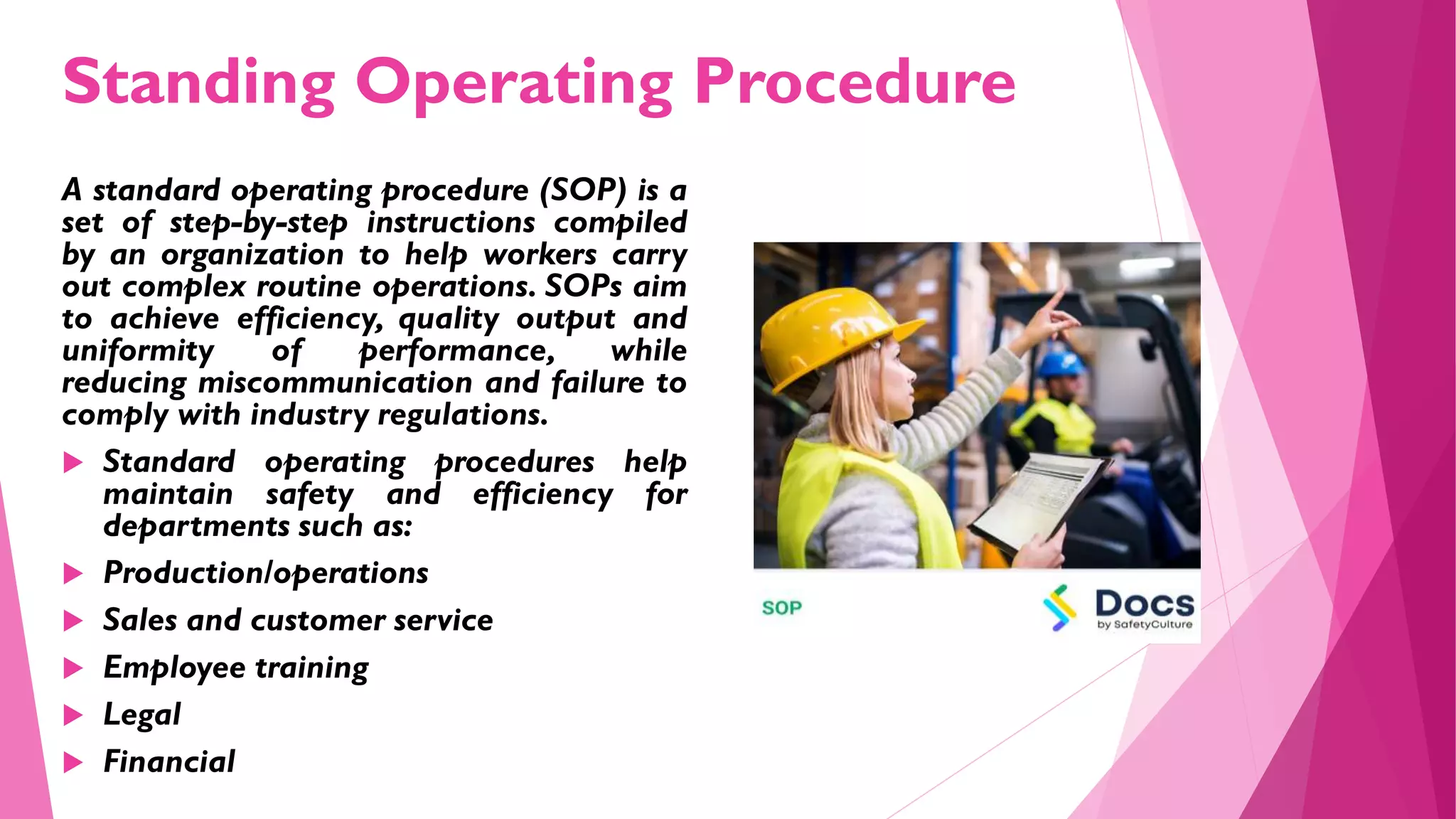 Chapter 9 Standing Order Procedure (sop) on Safety and Security(FASS) | PDF