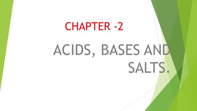 Chapter acids, bases and salts(class 10) | PPTX | Chemistry | Science