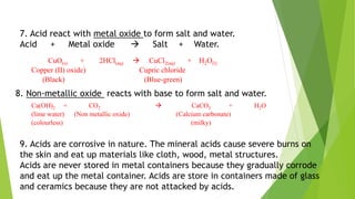 Chapter acids, bases and salts(class 10) | PPTX