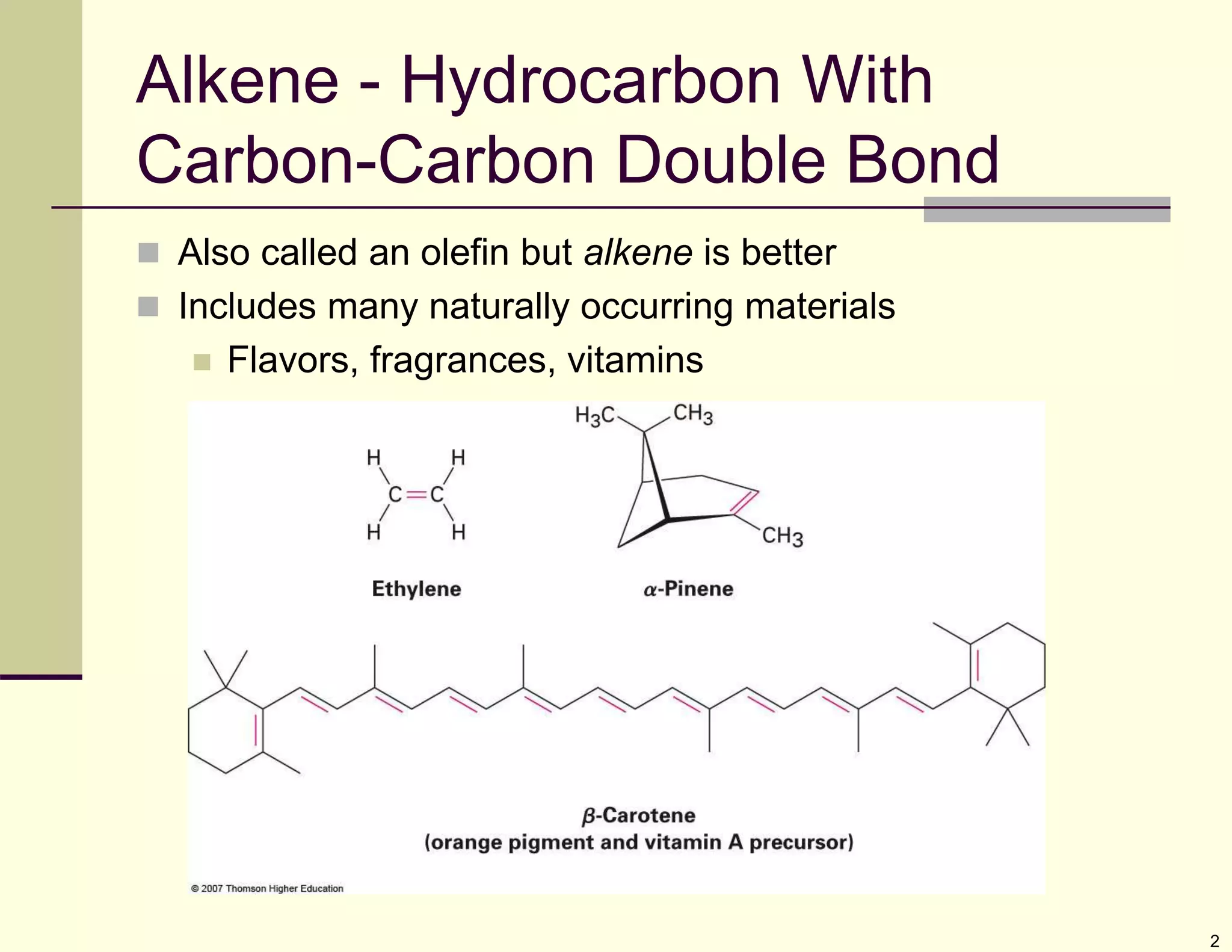 chapter-alkene.ppt | Chemistry | Science