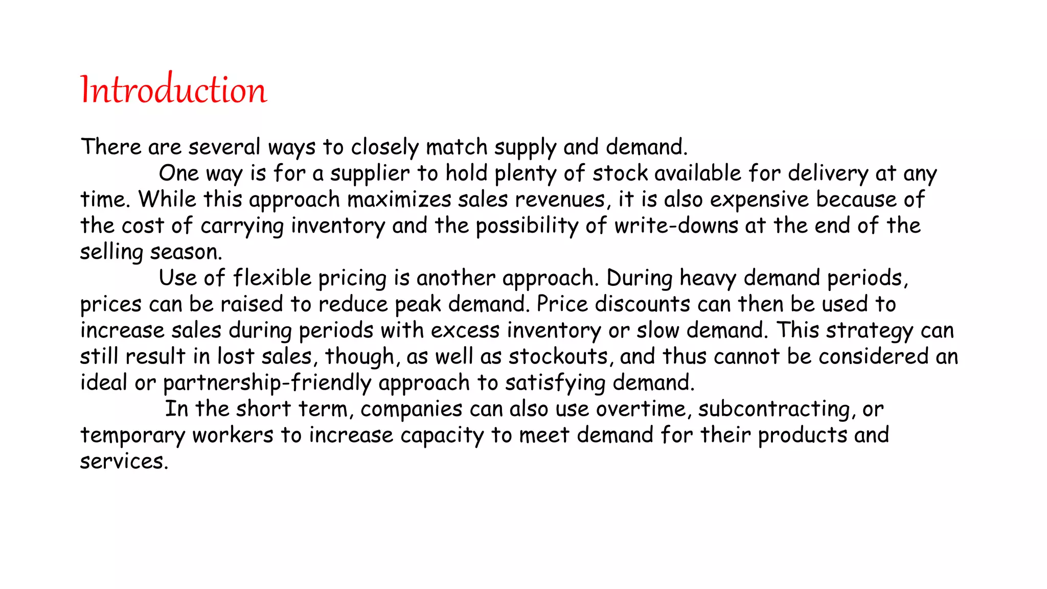 Chapter Five Demand Forecasting Pptx Stocks And Bonds Personal