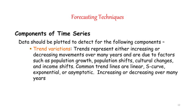 Chapter - FIVE - DEMAND FORECASTING.pptx | Stocks and Bonds | Personal Investing