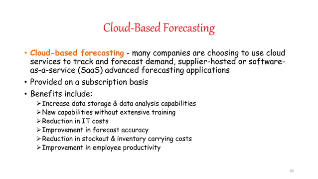 Chapter - FIVE - DEMAND FORECASTING.pptx | Stocks and Bonds | Personal Investing