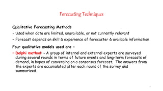 Chapter - FIVE - DEMAND FORECASTING.pptx