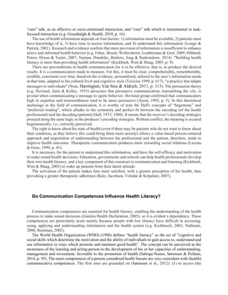 Healthy thanks to communication . Belim & Vaz de Almeida | PDF