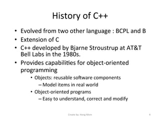 C++ Chapter I | PPT