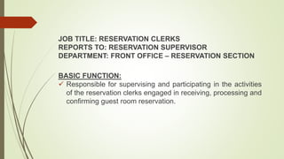 Front Office | PPTX