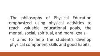 Health benefits, Physical Education and Exercisepptx | PPTX