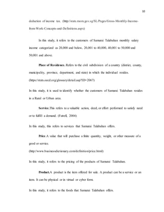 Chapter 1 thesis Customer Satisfaction | DOCX