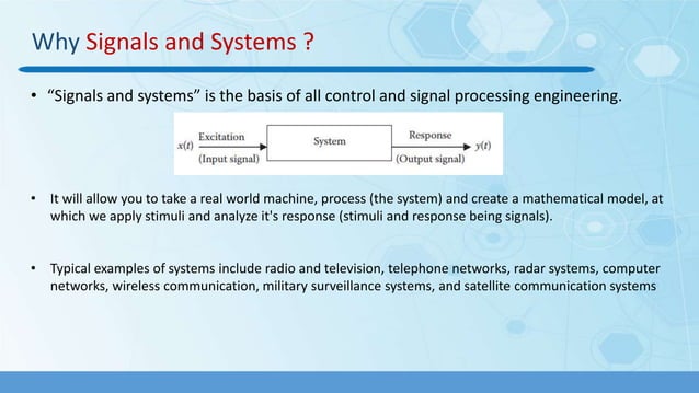 Chapter-I Classification of Signals and Systems.pptx | Physics | Science