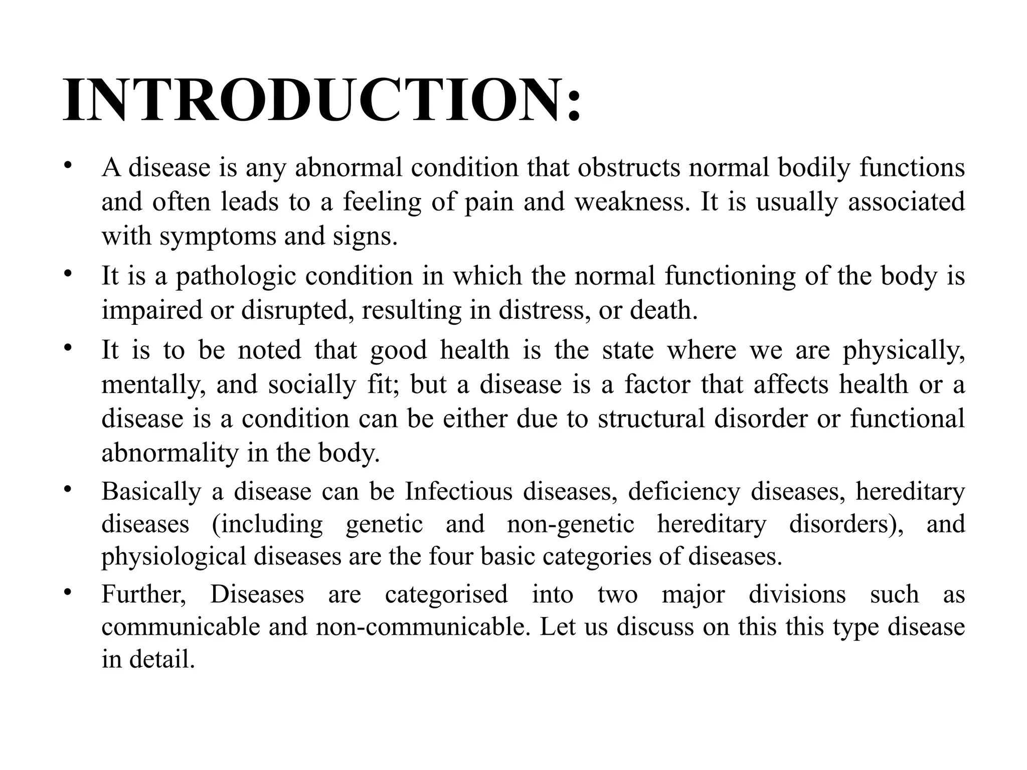 Communicable and Non Communicable Diseases | PPTX