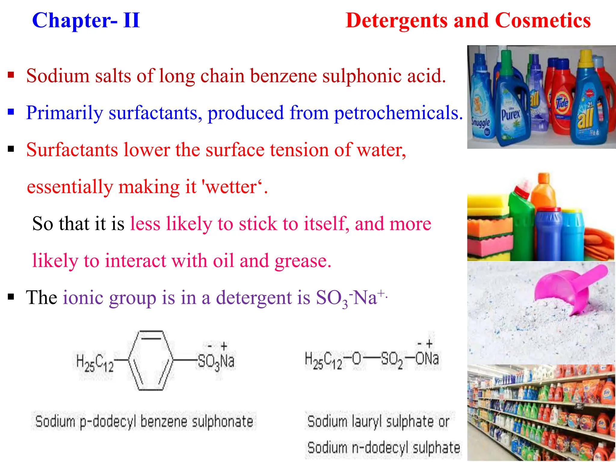 Chapter -II Detergents & Cosmetics.pptx