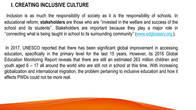 CHAPTER-III-MAKING-SCHOOLS-INCLUSIVE.pptx | Education industry | Industries