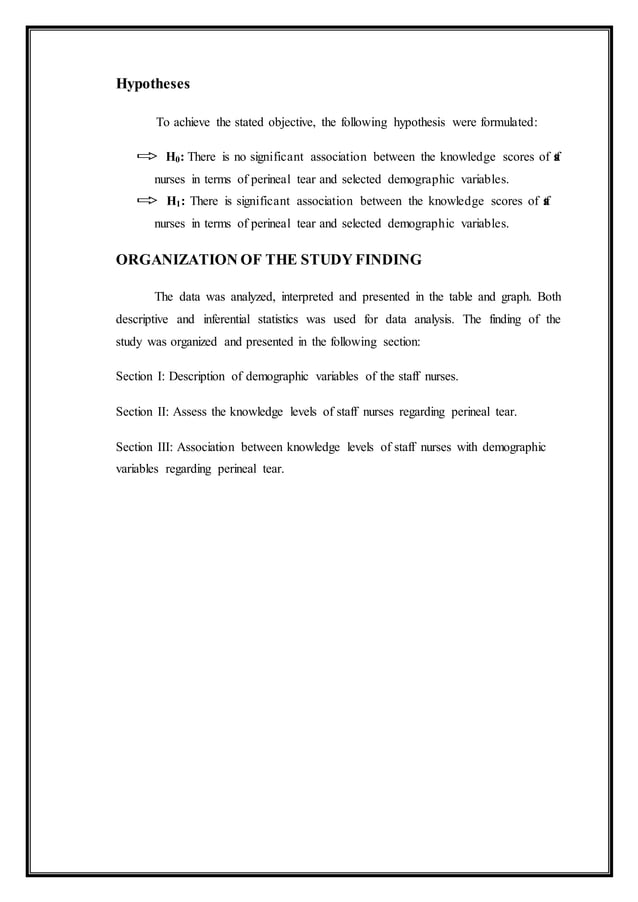 Chapter iv data analysis and interpretation | DOCX | Science