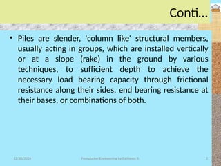 CHAPTER -IV ( Design of Pile Foundation).pptx