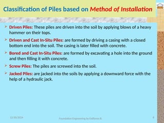 CHAPTER -IV ( Design of Pile Foundation).pptx