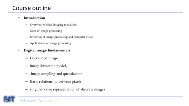 biomedical image processing analysis ppt | PPTX | Photo Editing ...